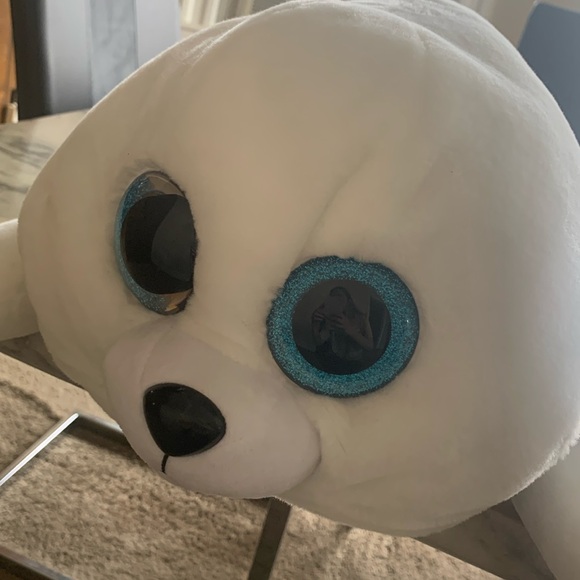ty beanie boss | Toys | Ty Beanie Bossicy The White Seal 25 Big Size ...